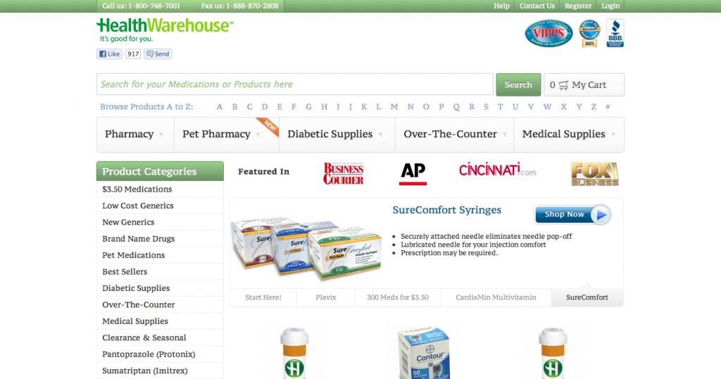 HealthWarehouse.com review: Gather detail information before placing ...