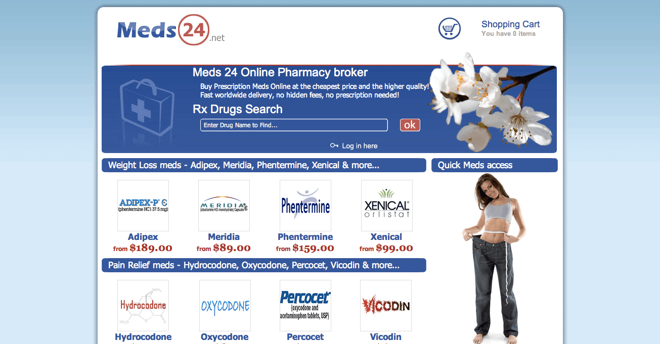 Meds24.net review: A scam internet pharmacy that you should avoid
