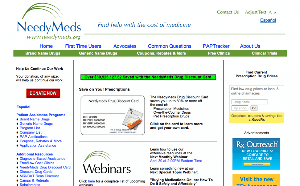 Needymeds.org review: Your best source of information on PAPs