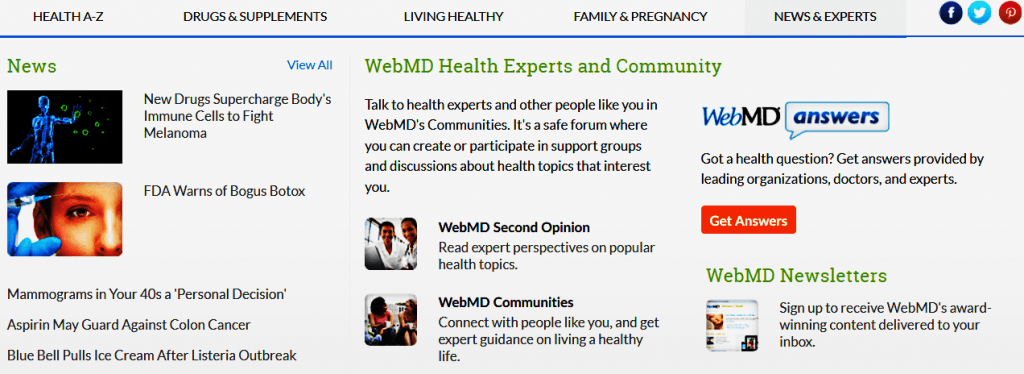 Web MD Review - A Trusted Online Medical Community With Very High ...