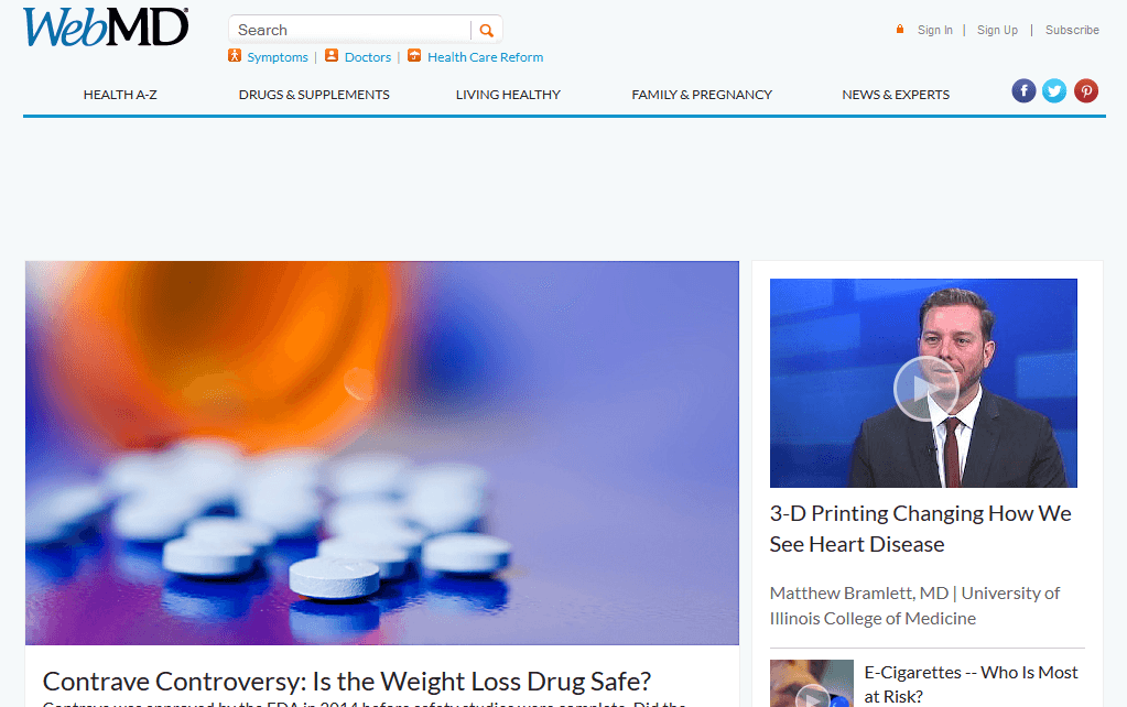 Web MD Review - A Trusted Online Medical Community With Very High ...