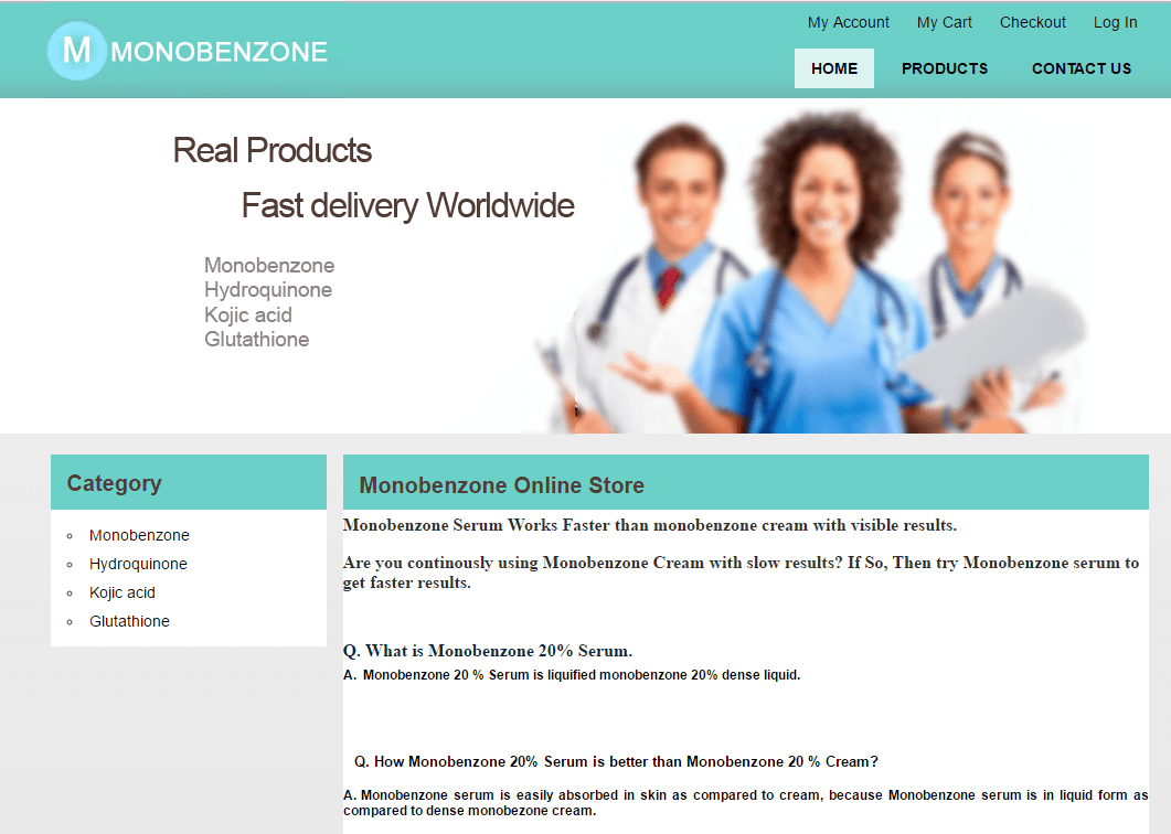 Monobenzone.net Review – Skin Products Site with Steep Prices - RXLOGS